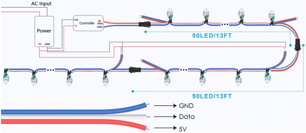 12MM WS2811 UCS1903 5V 12v pixel dot led rgb individually addressable ...