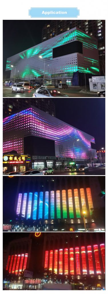 DMX RGB LED Media Facade Screen-LED Pixel Mesh - GPX LED