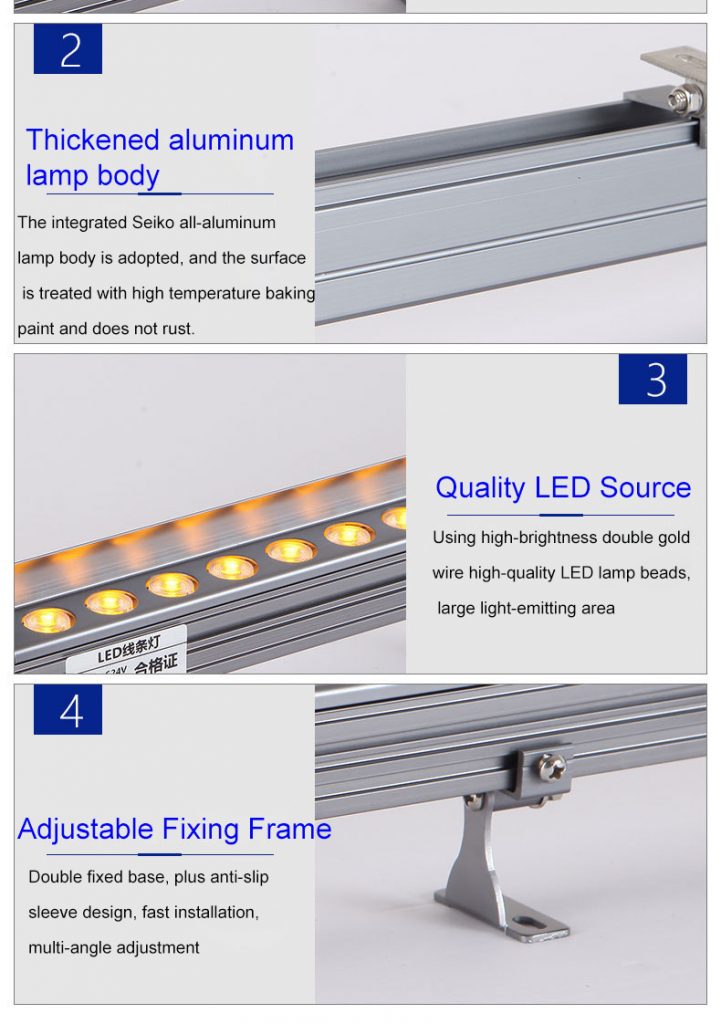 GP-2218 Outdoor 3000K LED Linear Lighting Strip - GPX LED