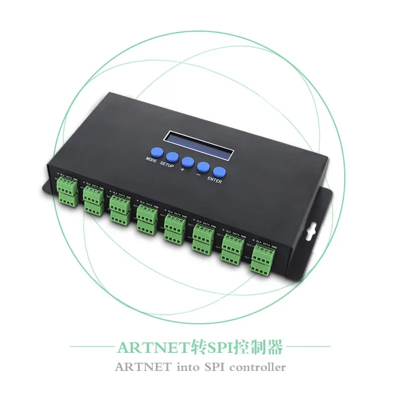 Artnet SPI Matrix LED Pixel lighting controller - GPX LED